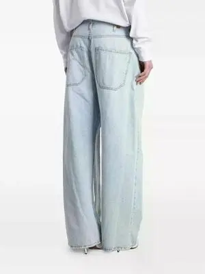 DARKPARK Dalila Belted Wide-leg Jeans