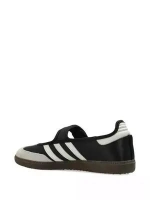 Adidas Samba Jane Touch-strap Ballet Flats - Black