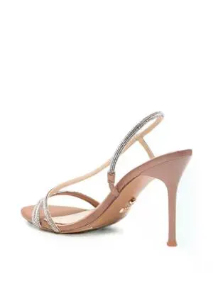 TWENTY FOURHAITCH Flamenco Crystal-embellished Slingback Sandals