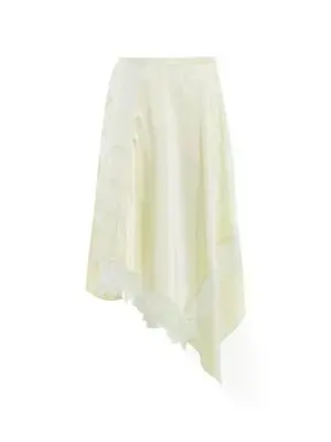3.1 Phillip Lim Lace-trim Midi Skirt - Neutrals