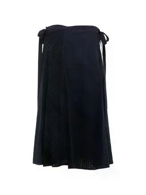 3.1 Phillip Lim Asymmetric Broderie Anglaise Midi Skirt