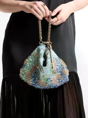JIMMY CHOO Callie Clutch Bag - Blue