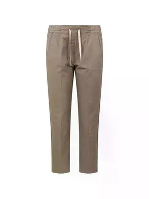 RE-HASH Francy Drawstring Waist Trousers - Neutrals