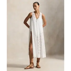 Ralph Lauren Cotton Eyelet Midi Cover-up