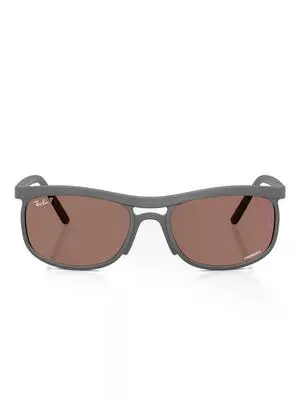Ray-ban Rectangle Frame Sunglasses - Grey