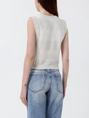 Brunello Cucinelli Sleeveless Knitted Top With Sequin Embellishments