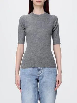 Brunello Cucinelli Ribbed Knit Top - Grey