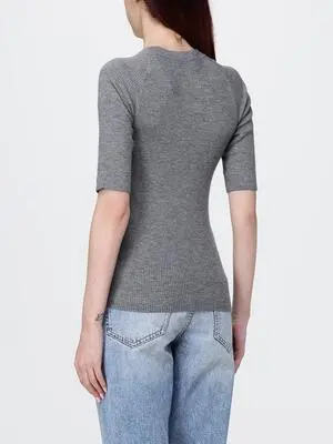 Brunello Cucinelli Ribbed Knit Top - Grey