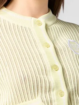 Philipp Plein Textured Cropped Cardigan