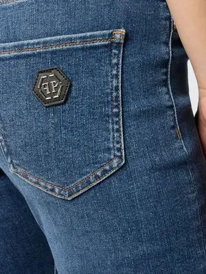 Philipp Plein Skinny Jeans With Logo Detail