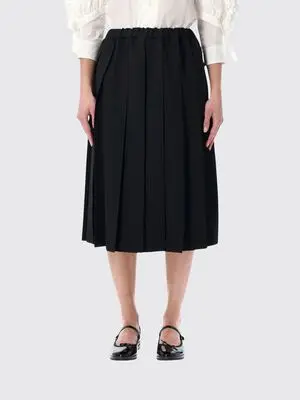 Comme Des Garçons Pleated Midi Skirt