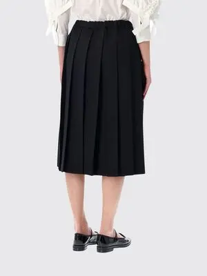 Comme Des Garçons Pleated Midi Skirt