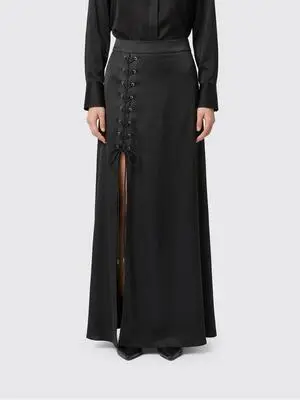 Pinko Lace-up Maxi Skirt - Black