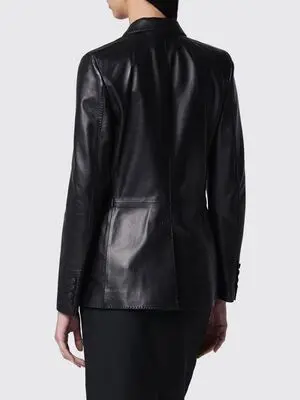 Tagliatore Leather Blazer