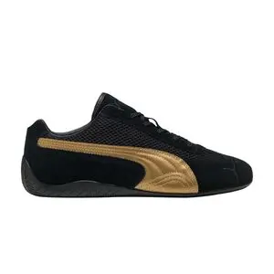 Black and Gold Shoes for Men 