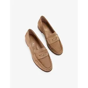 Carvela Avanti Suede Loafers With Horsebit Detailing - Camel
