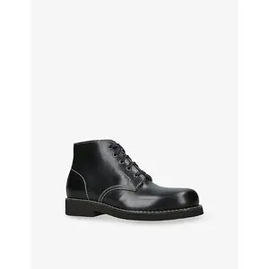 LEMAIRE Stitch Leather Derby Boots