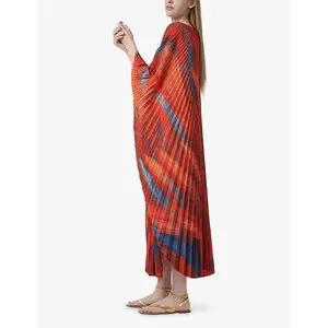 LEEM Printed Pleated Kaftan