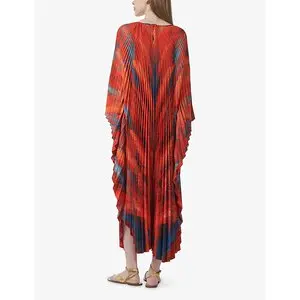 LEEM Printed Pleated Kaftan