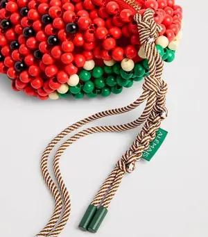 ALEMAIS Alemaïs Beaded Watermelon Shoulder Bag