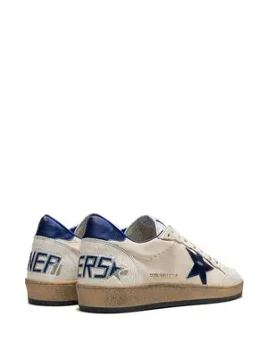 GOLDEN GOOSE Ball Star Leather Sneakers - Blue