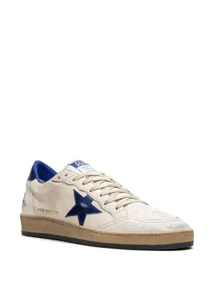 GOLDEN GOOSE Ball Star Leather Sneakers - Blue