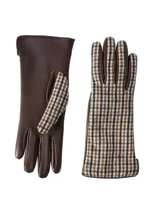 Brunello Cucinelli Wool And Leather Gloves
