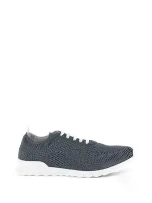 Kiton Knit-upper Lace-up Sneakers - Grey