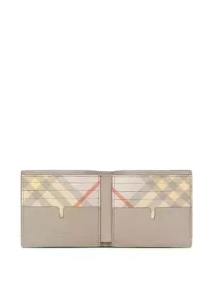 Burberry Pop Check Bi-fold Wallet