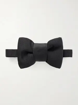 TOM FORD Silk Grosgrain Bow Tie - Black