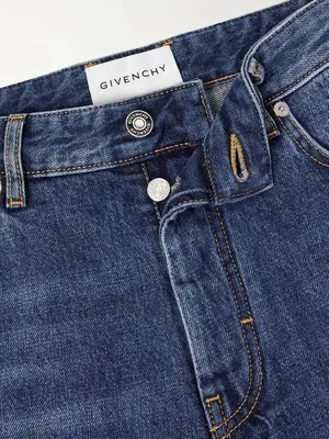 Givenchy Straight-leg Fringed Jeans