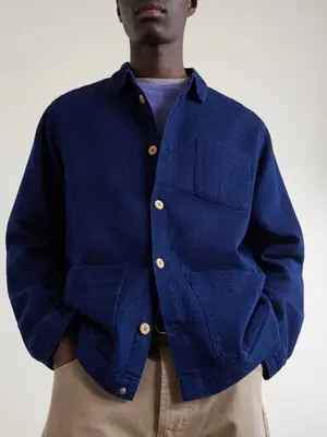 Folk Checked Cotton Jacket