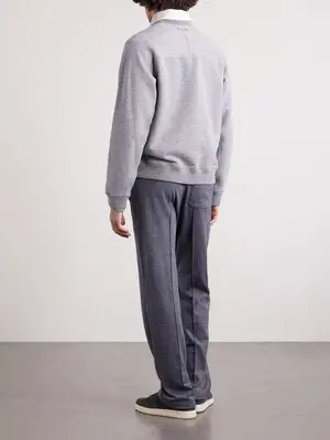 TOM FORD Cashmere And Cotton-blend Crew Neck Sweater