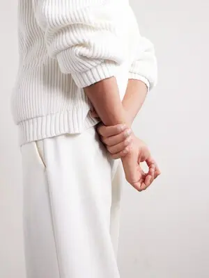 TOM FORD Ribbed Cashmere And Cotton-blend Cardigan