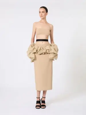 Max Mara Bandeau Bra In Stretch Viscose