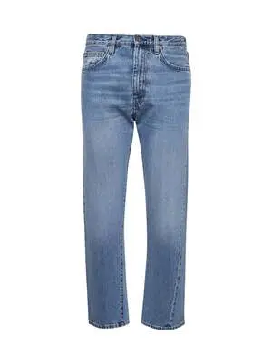 TOTEME Light Blue Denim Twisted Jeans - Multicolor