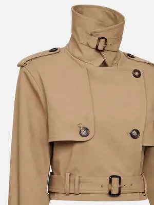 SELF-PORTRAIT Cropped Trench Jacket