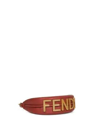 Fendi Brown Leather Hobo Bag - Multicolor