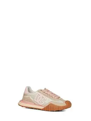 Dolce & Gabbana Mesh And Suede Dg Athletic Sneakers