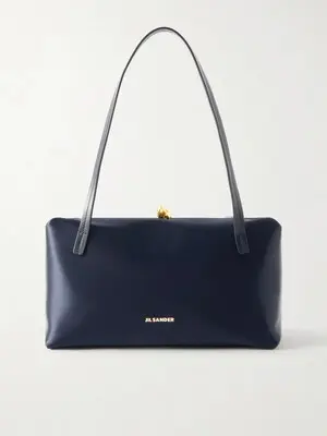 JIL SANDER Jil Sander Goji Pillow Satin Shoulder Bag Blue
