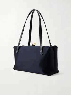 JIL SANDER Goji Pillow Satin Shoulder Bag - Blue