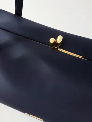 JIL SANDER Goji Pillow Satin Shoulder Bag - Blue