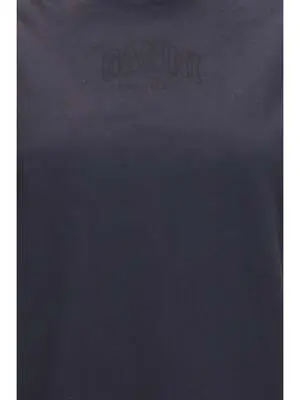 GANNI Logo Crewneck T-shirt - Black