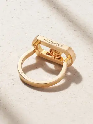 Messika 18 Karat Rose Diamond Ring - Gold
