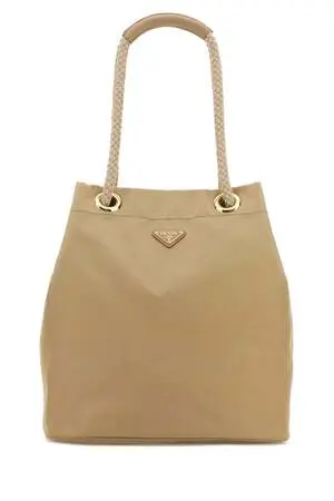 Prada Mariner Bucket Bag - Brown