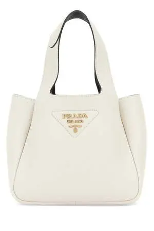Prada Leather Handbag - White