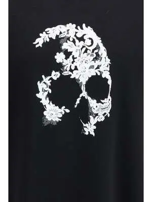 Alexander McQueen Iconic Skull Print Cotton T-shirt