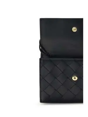 Bottega Veneta Knot Card Holder - Blue