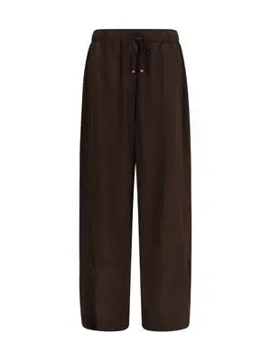 Ganni Logo Pants For Women