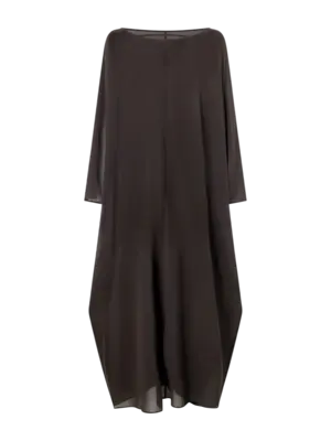 Staud Nour Open-back Chiffon Maxi Dress - Brown